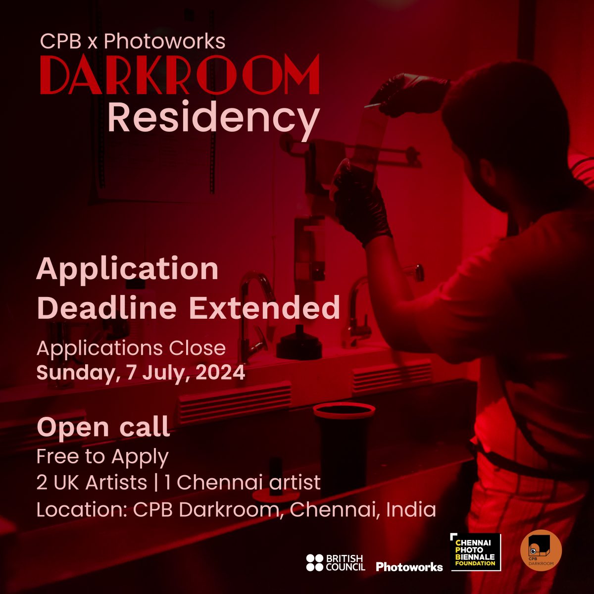 Open Call! CPB Darkroom Residency 2024 - Photoworks